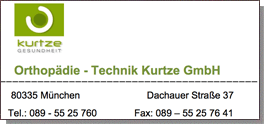 Orthopädie-Technik Kurtze GmbH | Deutsches Skoliose Netzwerk